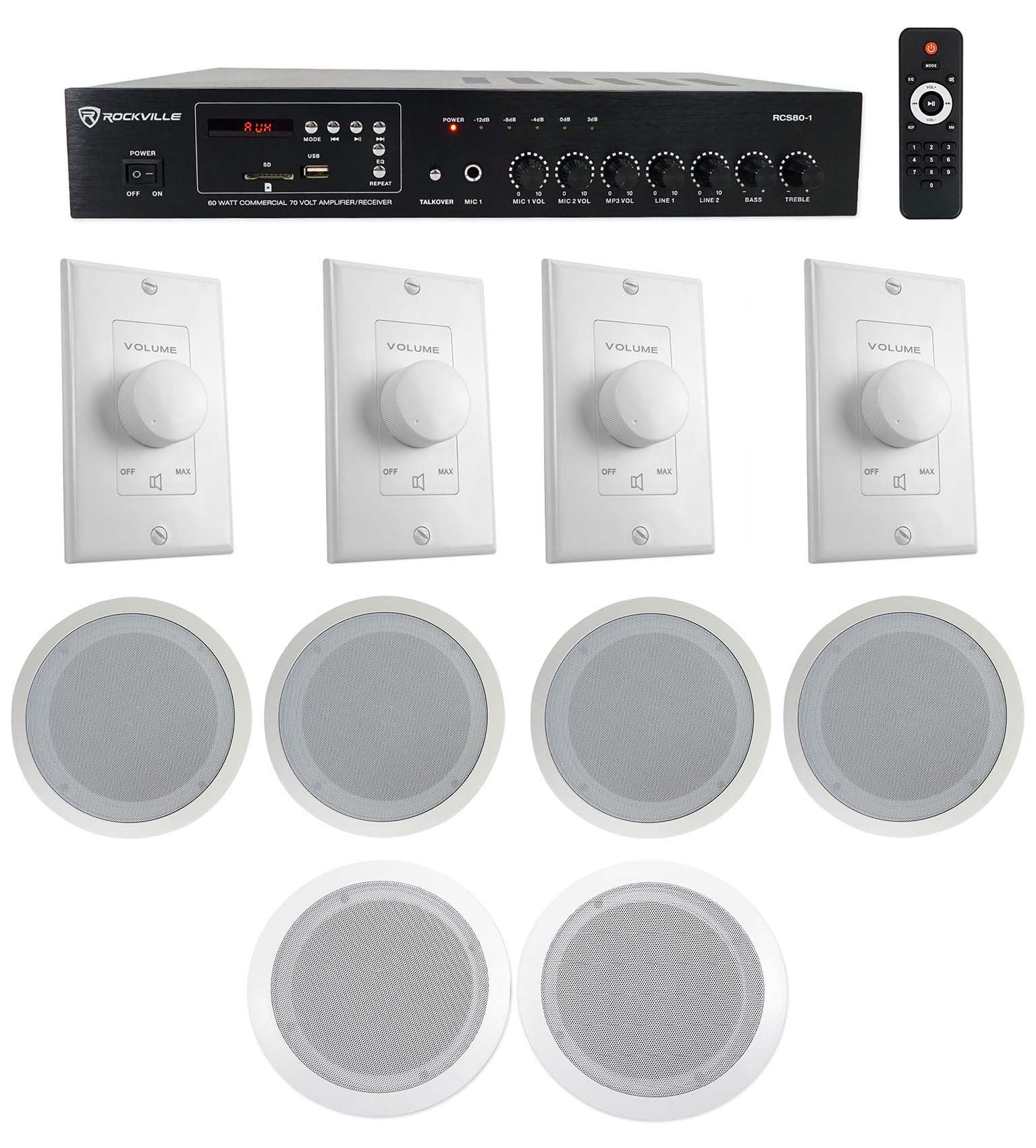 RCS80-1 + VOL7035, CC80T, and CC65T Bundle – Rockville