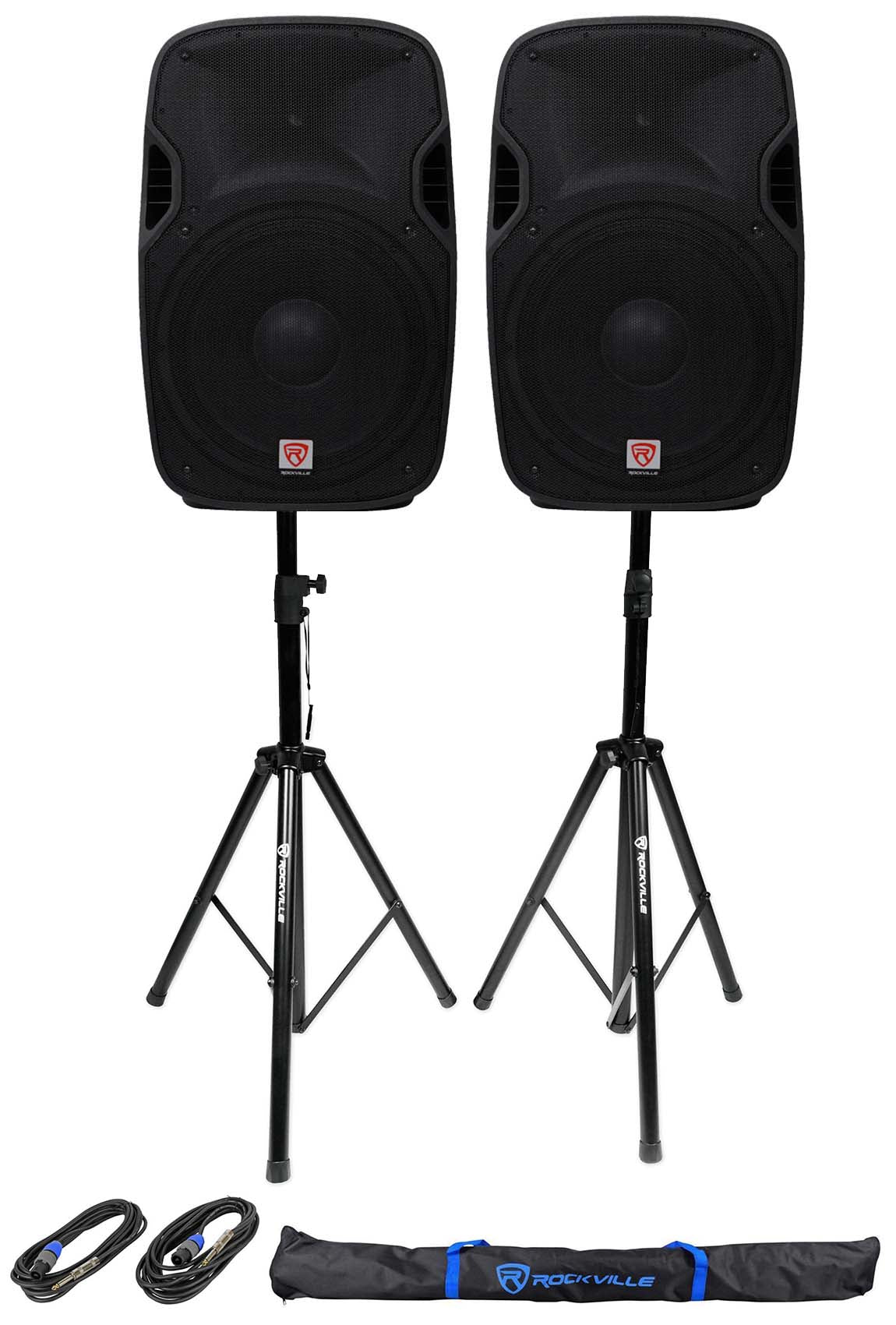 SPGN154 2-Pack + Tripod Stands Bundle – Rockville