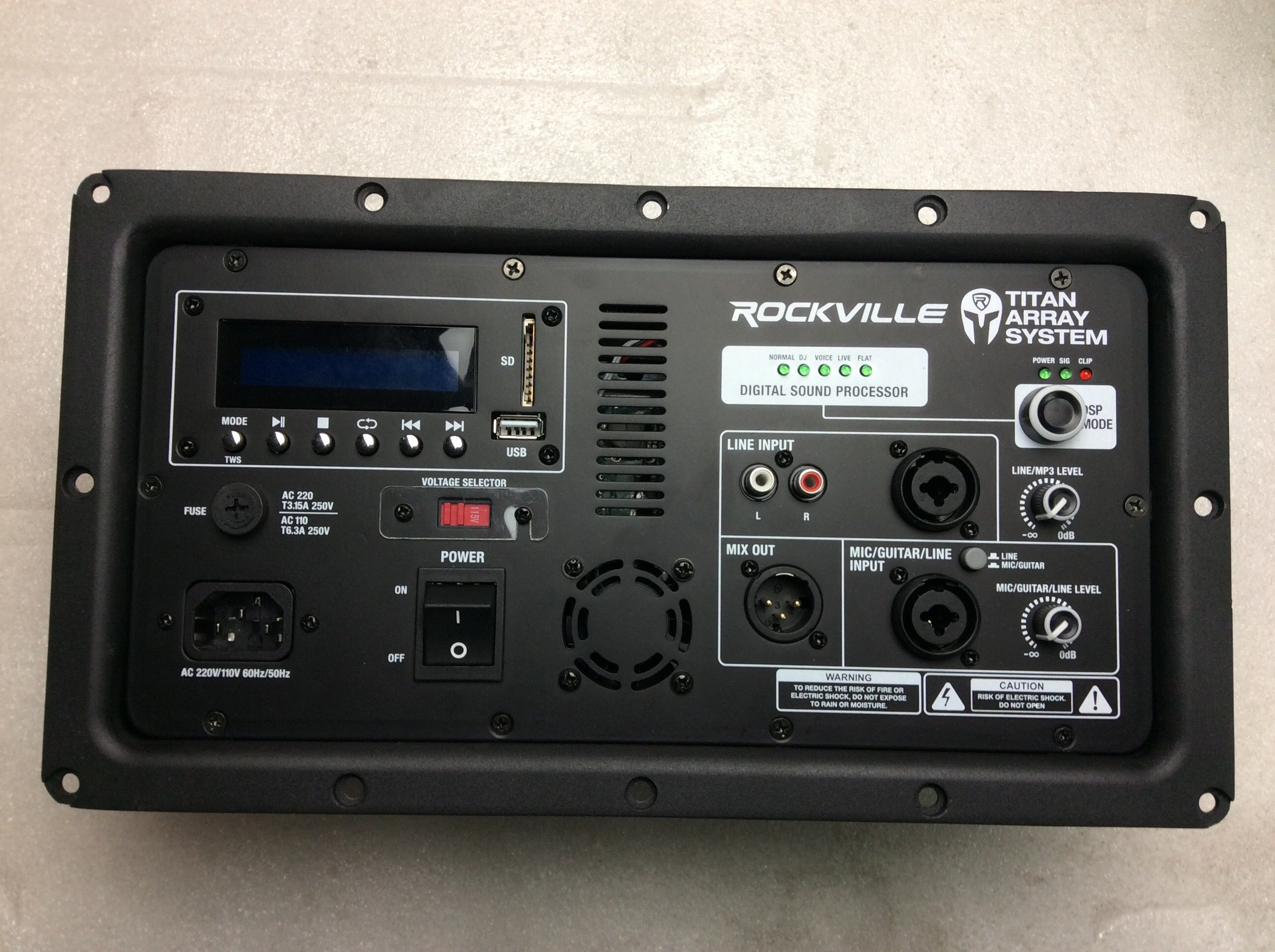 TITAN ARRAY SYSTEM AMP PLATE – Rockville