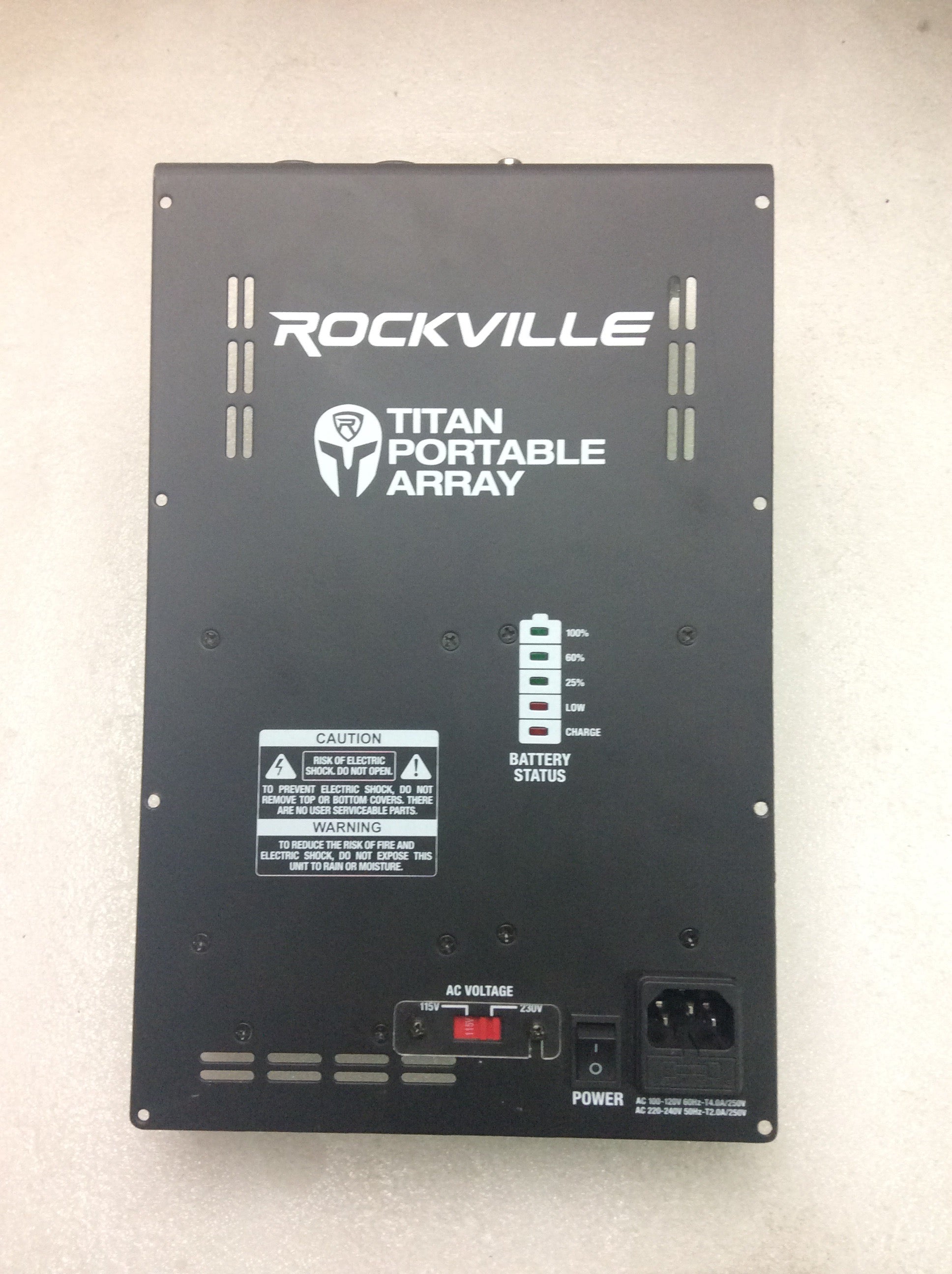 TITAN PORTABLE ARRAY AMP PANEL – Rockville