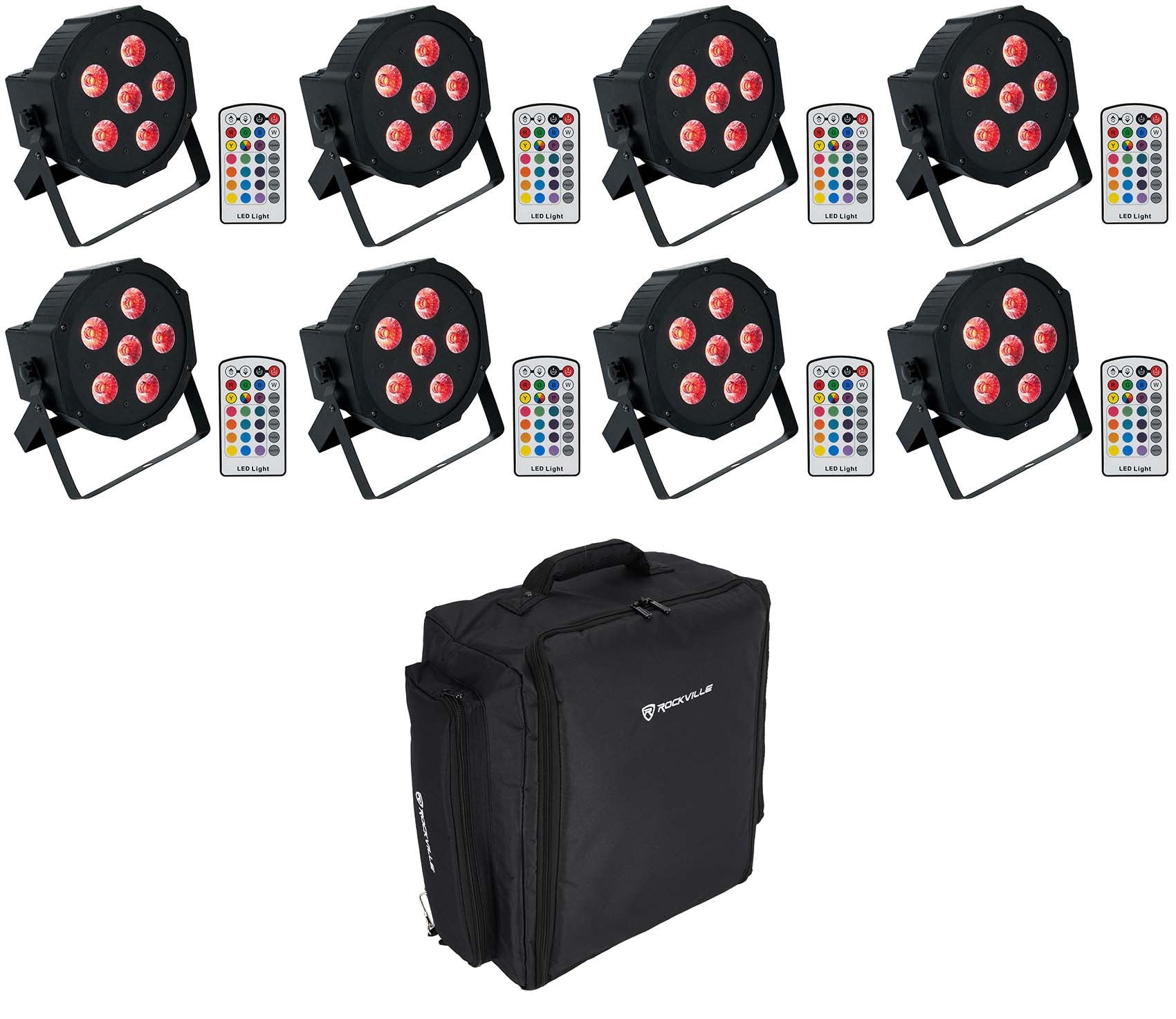 BATTERY PAR 6RF 8-Pack + RLBP8 Backpack Bundle – Rockville